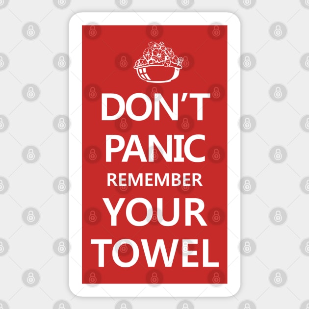 DON'T PANIC - Dont Panic - Sticker | TeePublic